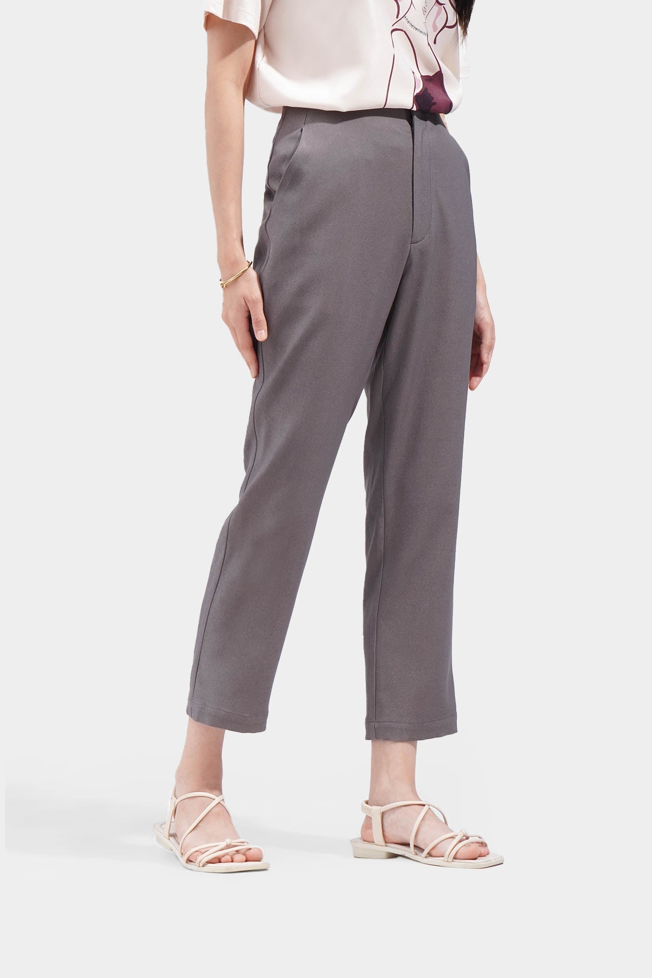 Tapered Structured Trousers – ForMe